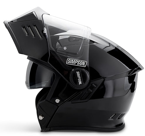 Casco Simpson Darksome - Gloss Black - Simpson Motorcycle Helmets EU